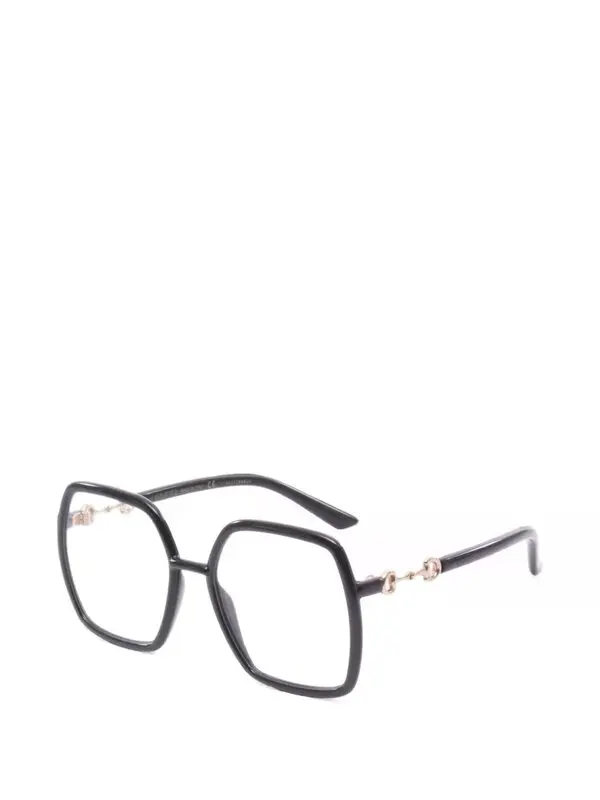 Gucci 2010s Horsebit Square Glasses