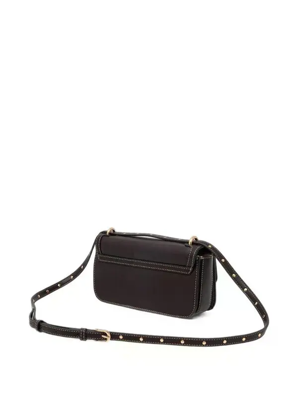 Liu Jo Logo-plaque Studded-strap Shoulder Bag - Brown