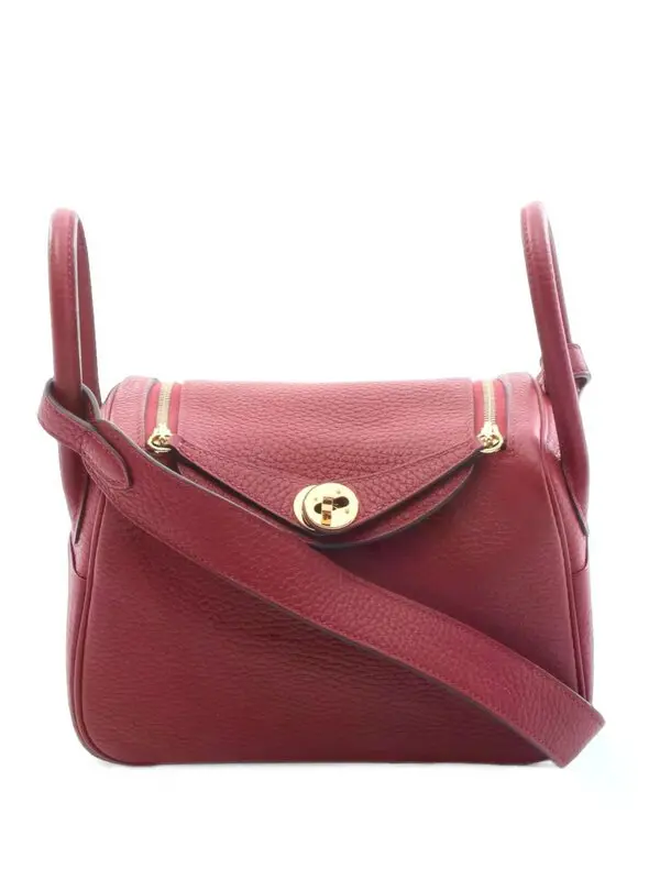 Hermès 2020 Mini Lindy Tote Bag - Red