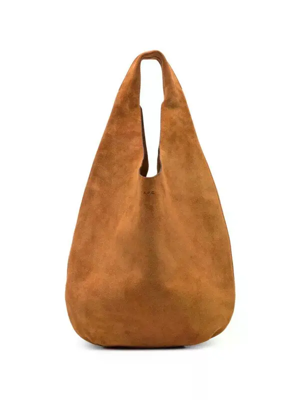 A.p.c. Le Neige Suede Shoulder Bag - Brown