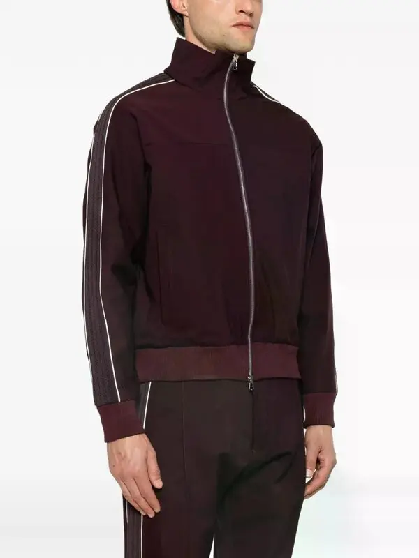 LOW BRAND Side-stripe Zip-up Jacket
