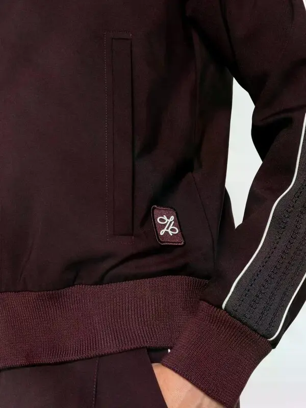 LOW BRAND Side-stripe Zip-up Jacket