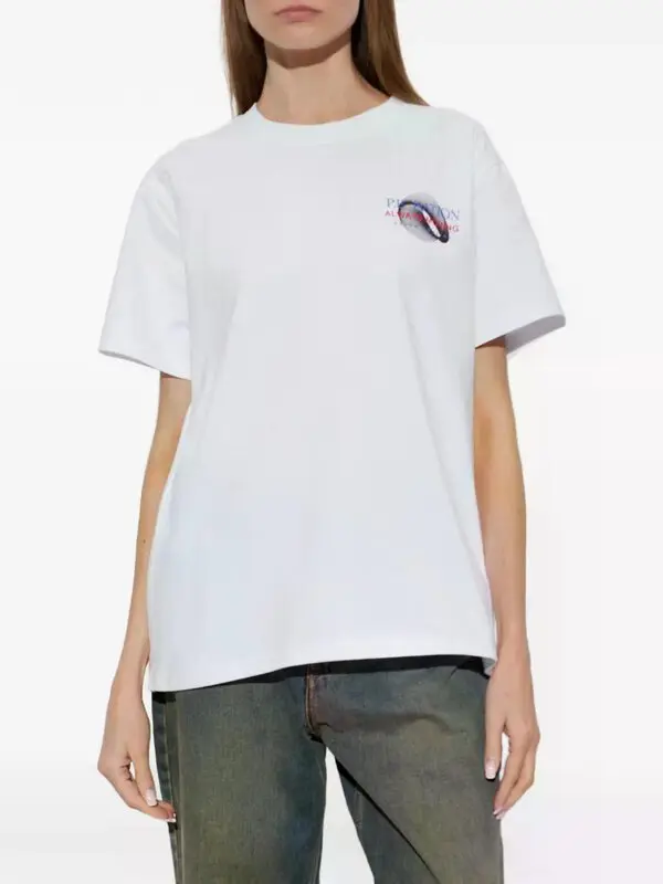 P.E Nation Snap Logo-print T-shirt