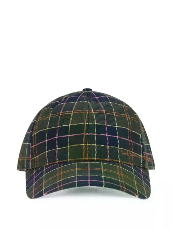 Barbour Paul Smith Tartan-print Baseball Cap