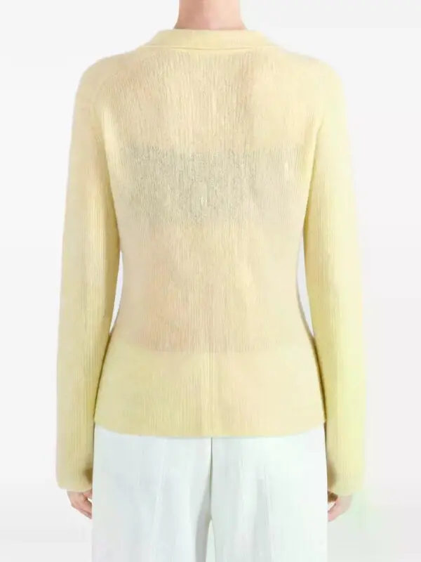 Auralee Brushed-finish Sheer Top