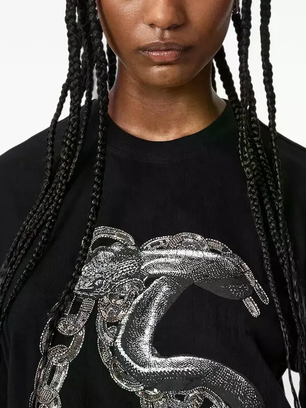 ALLSAINTS Linx Etta Sequin-embellished Graphic-print T-shirt