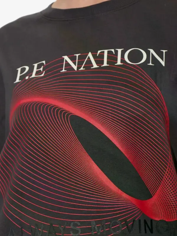 P.E Nation Snap Graphic-print T-shirt