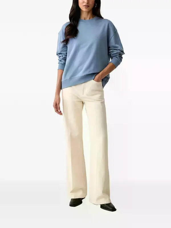 Marc O'polo Ribbed-trim Sweatshirt - Blue