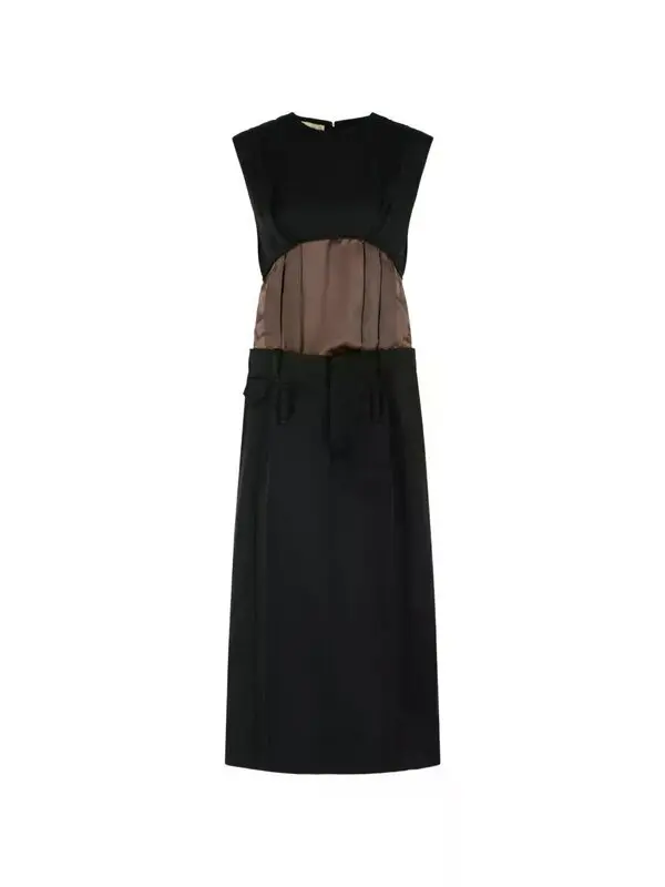 Marni Virgin Wool Cut-out Dress - Black