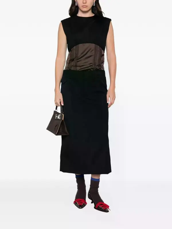 Marni Virgin Wool Cut-out Dress