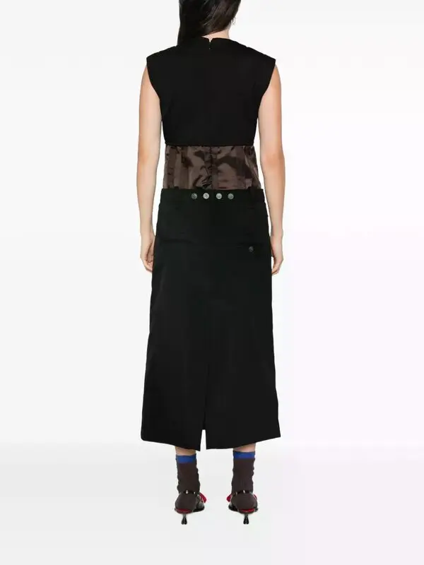 Marni Virgin Wool Cut-out Dress