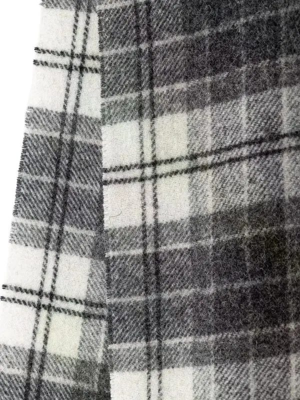 Barbour Tartan-check Fringed Scarf