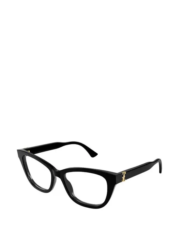 Cartier Cat-eye Glasses - Black