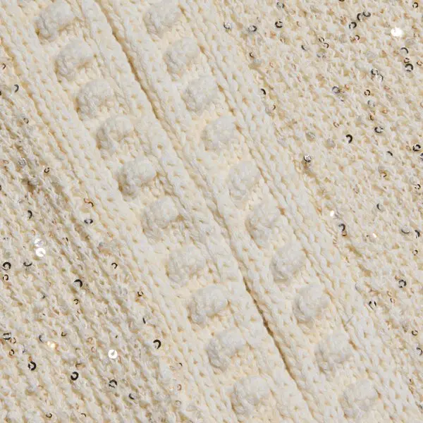 L'Agence Thistle Sequined Cardigan - Ivory/ecru/sequins