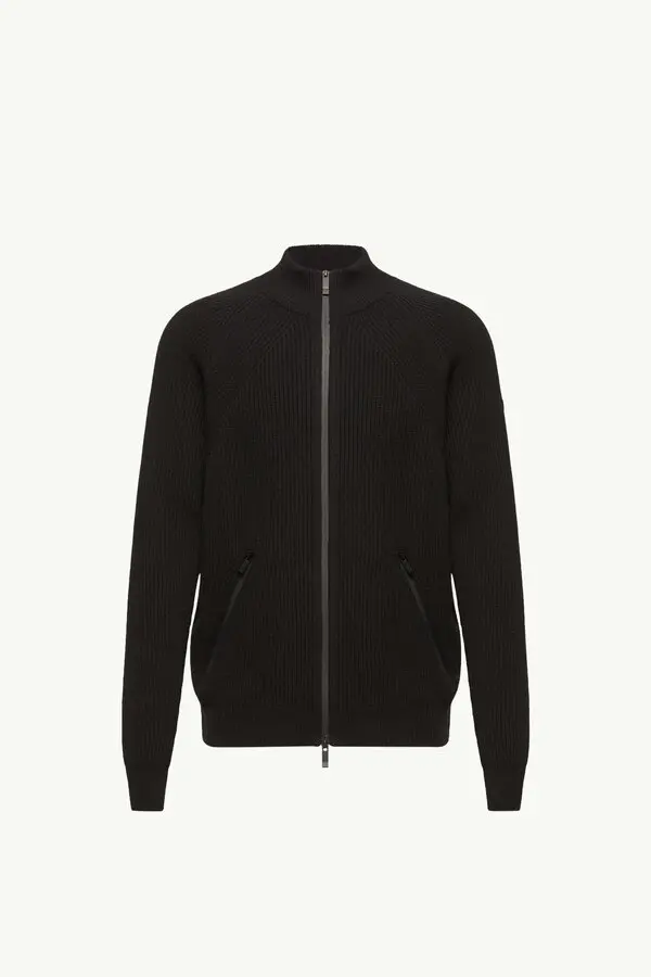 Moncler Cashmere Blend Zip-up Cardigan