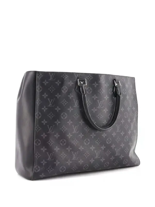 LOUIS VUITTON Grand Sac Bag Monogram Eclipse Canvas Tote Bag