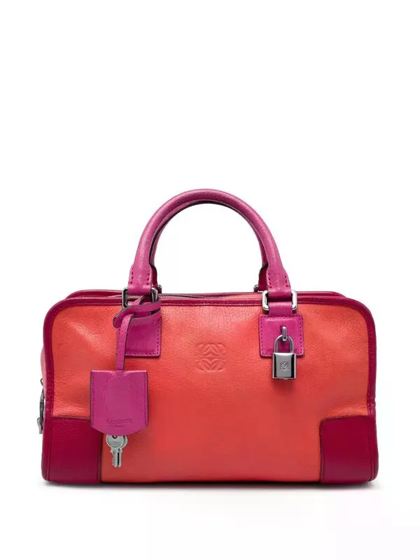 Loewe 2012 Tricolor Goatskin Amazona 28 Handbag