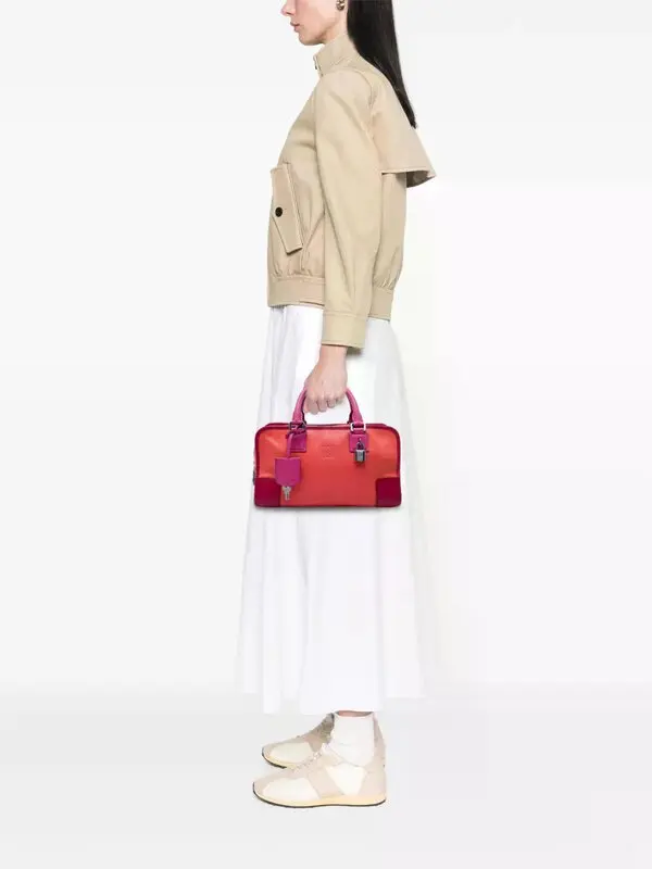 Loewe 2012 Tricolor Goatskin Amazona 28 Handbag