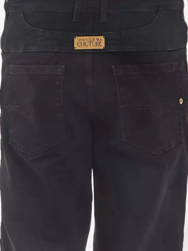 Versace Logo-plaque Regular-fit Jeans