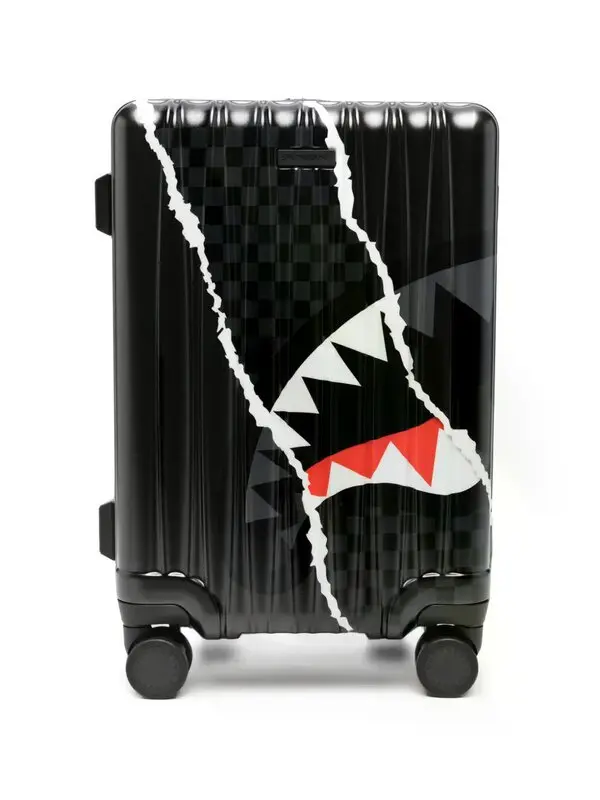 SPRAYGROUND Shark Mouth Suitcase - Black