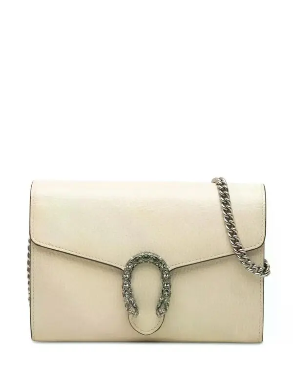 Gucci 2000-2015 Calfskin Dionysus Wallet On Chain Crossbody Bag - Brown