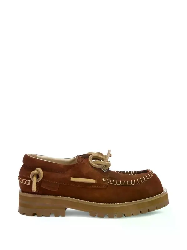 Moschino Suede Boat Shoes