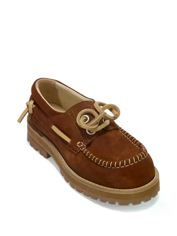 Moschino Suede Boat Shoes