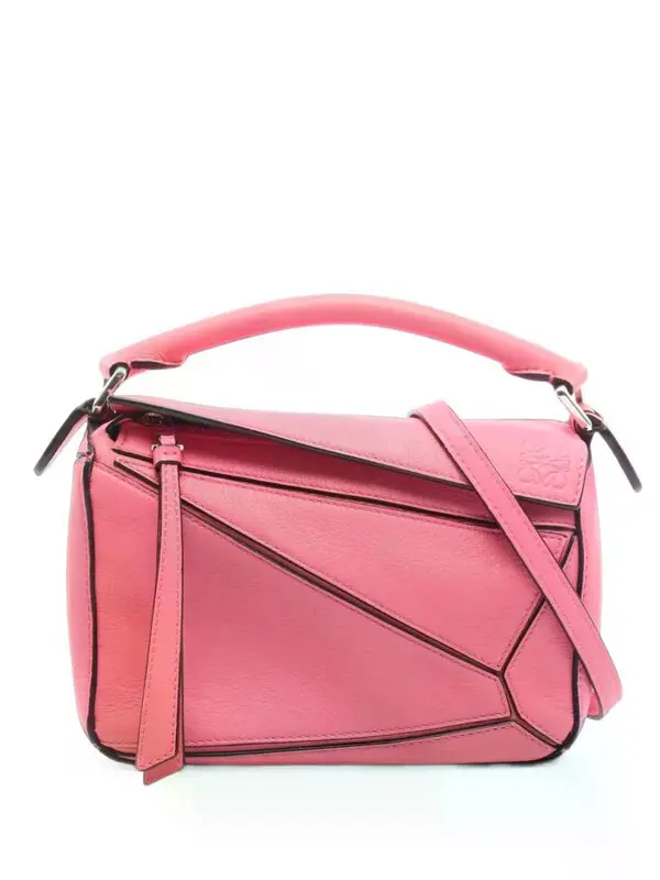 Loewe 2010s Mini Puzzle Tote Bag - Pink