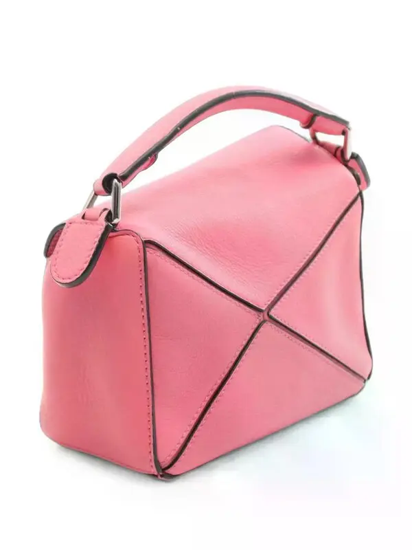Loewe 2010s Mini Puzzle Tote Bag - Pink