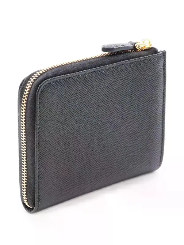 Prada 2020s Saffiano L-shaped Coin Purse