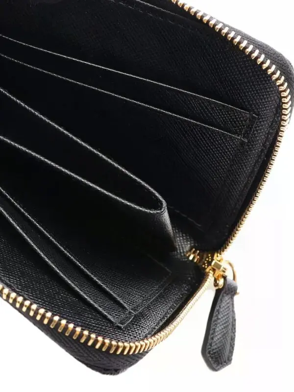 Prada 2020s Saffiano L-shaped Coin Purse