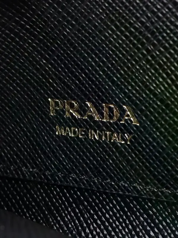 Prada 2020s Saffiano L-shaped Coin Purse