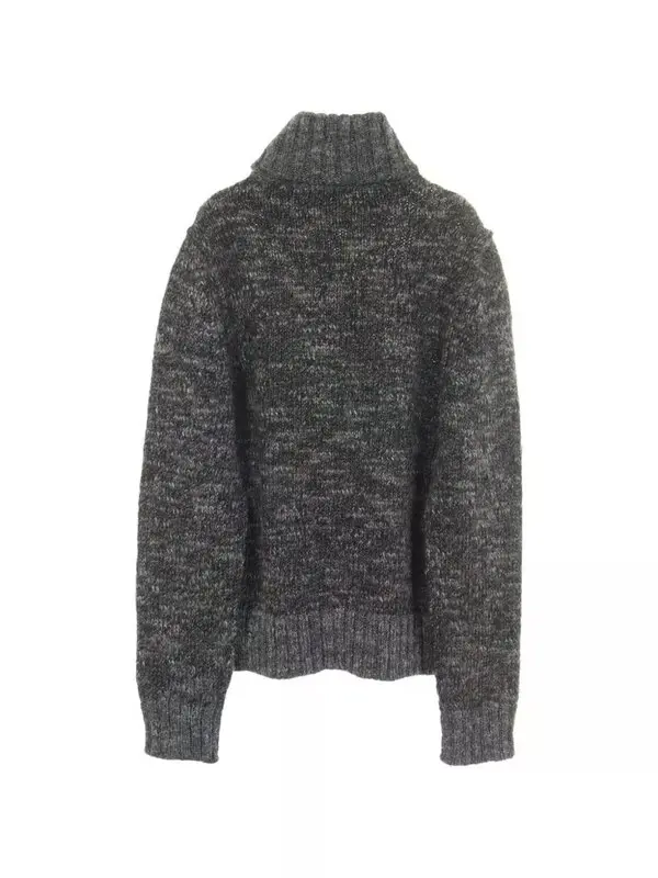 Dolce & Gabbana 2010s Button-detail High-neck Sweater