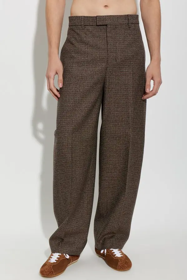AMI Paris Cotton Creased Trousers