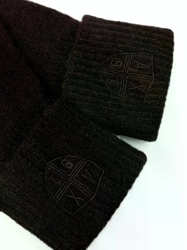 Armani Exchange Logo-embroidered Gloves