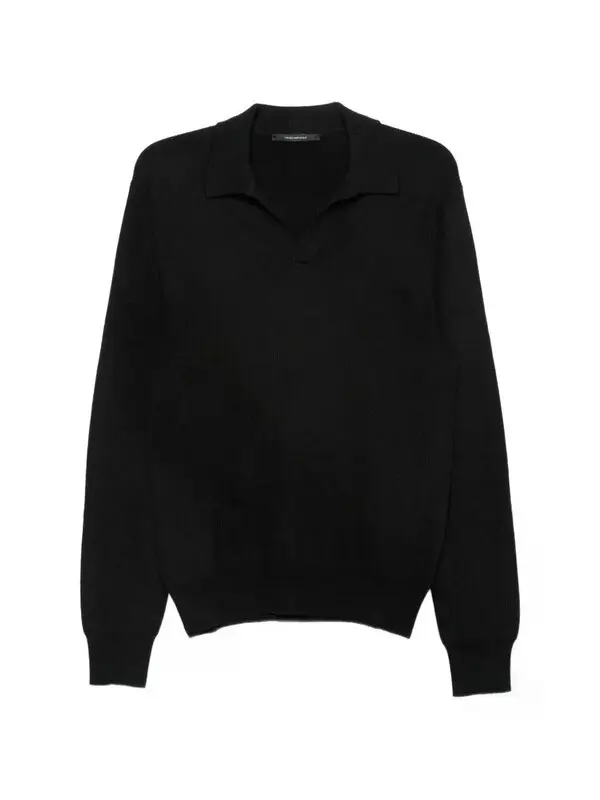 Tagliatore Zayn Virgin Wool Polo Sweater