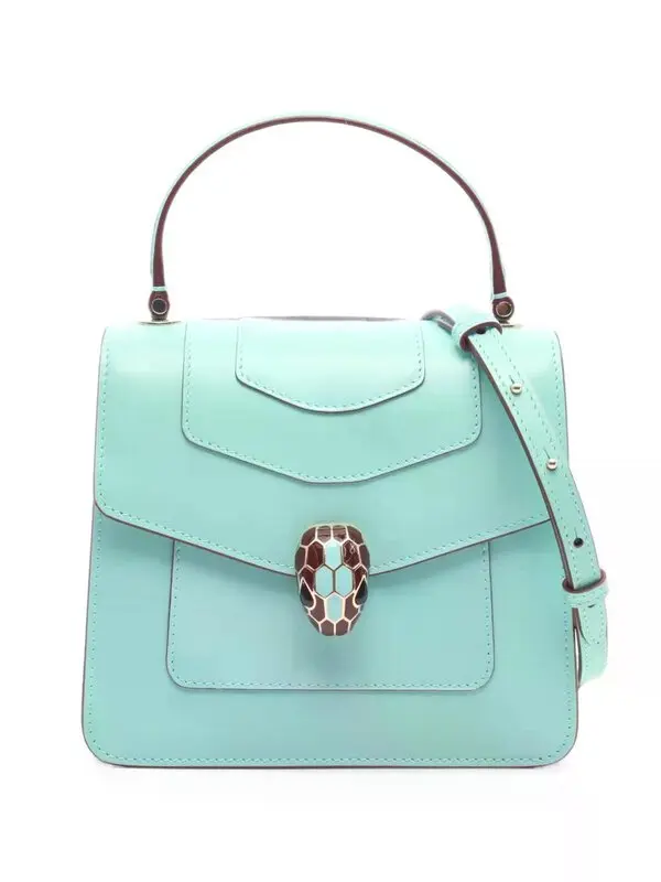 BVLGARI 2010s Serpenti Forever Shoulder Bag - Blue