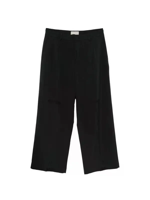 THESTROY Pleated Wide-leg Trousers