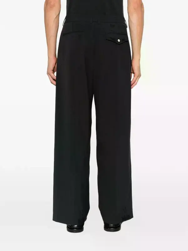 THESTROY Pleated Wide-leg Trousers