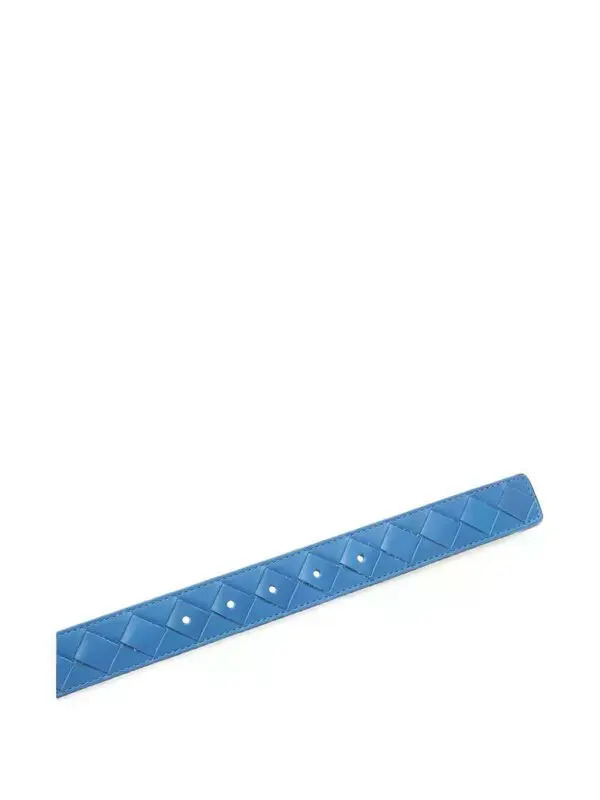Bottega Veneta 2010s Intrecciato Leather Belt