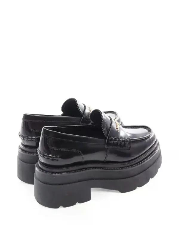 ALEXANDER WANG 2010s Metal Logo Platform Loafers