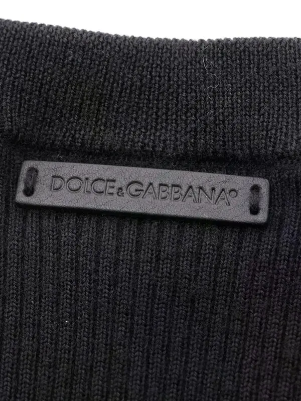 Dolce & Gabbana 2010s Henley Neck Sweater