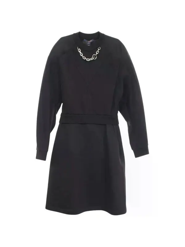 LOUIS VUITTON 2010s Neck Chain Midi Dress