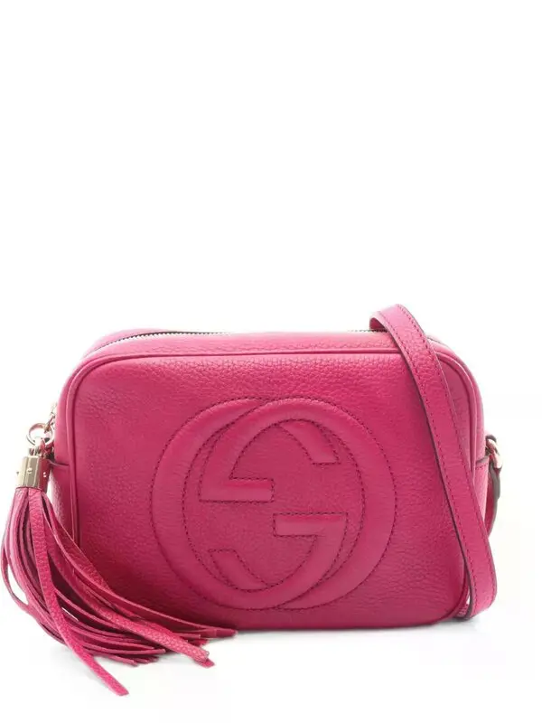 Gucci 2010s Soho Interlocking G Shoulder Bag - Pink