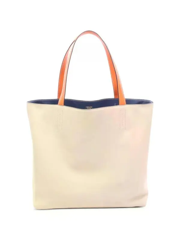 Hermès 2019 36 Double Sens Reversible Tote Bag - Blue