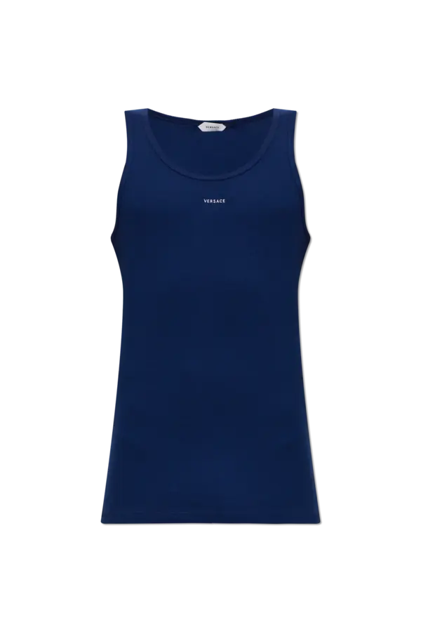 Versace Designer Logo Tank Top