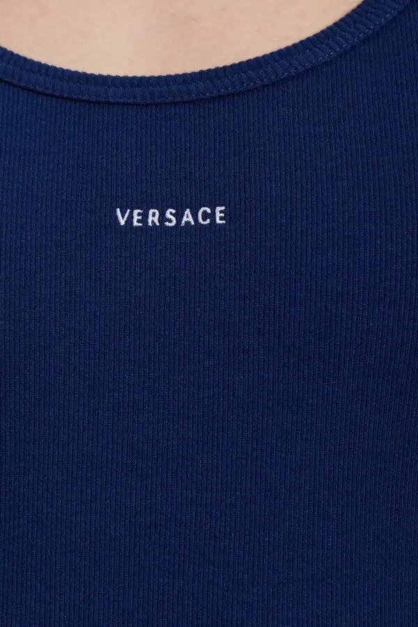 Versace Designer Logo Tank Top