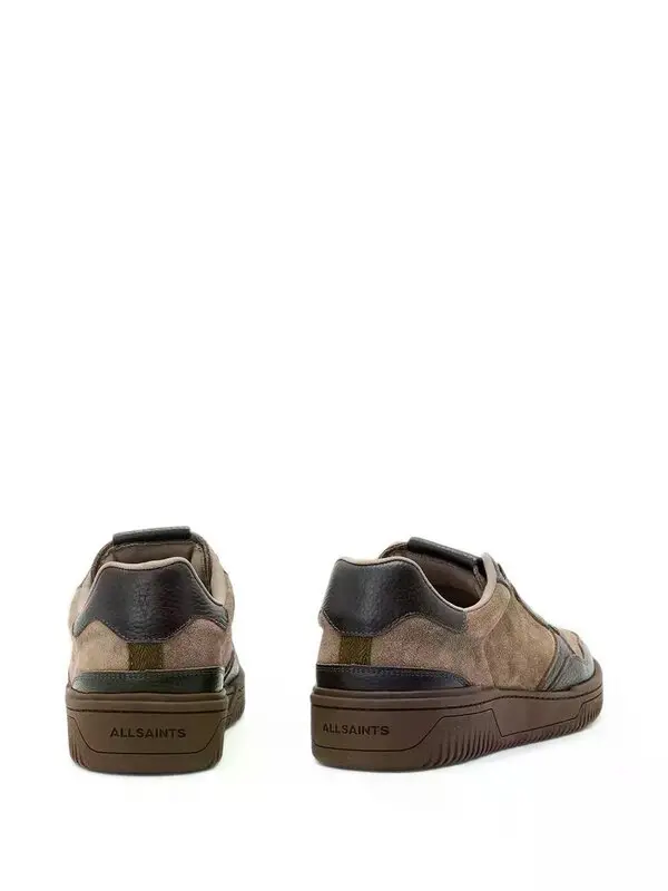 ALLSAINTS Regan Suede Leather-panelled Sneakers