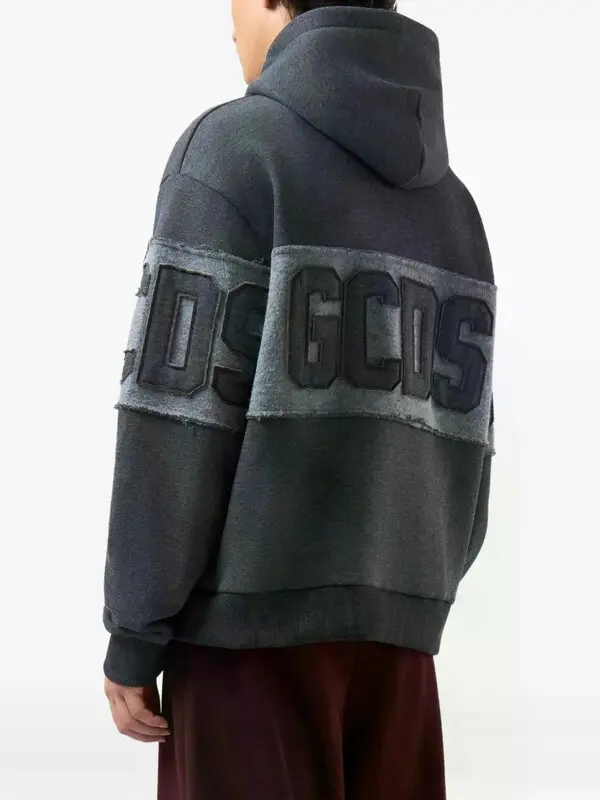 Gcds Logo-patch Drawstring Hoodie