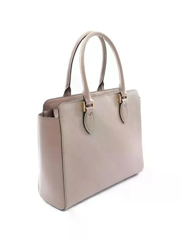 Prada 2010s Saffiano Leather Tote Bag - Neutrals